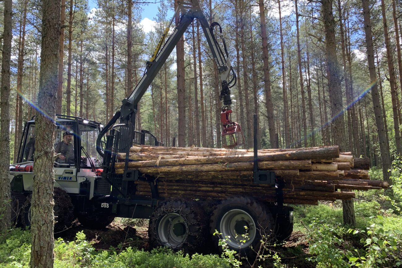 Vimek's Next Generation 870.1 Forwarder - Oakleaf Forestry
